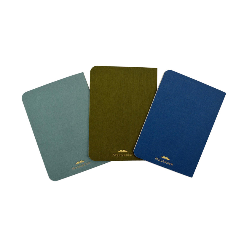 Moustachine Notebook Slim Greens and Blues Passport™ – Moustachine Perú